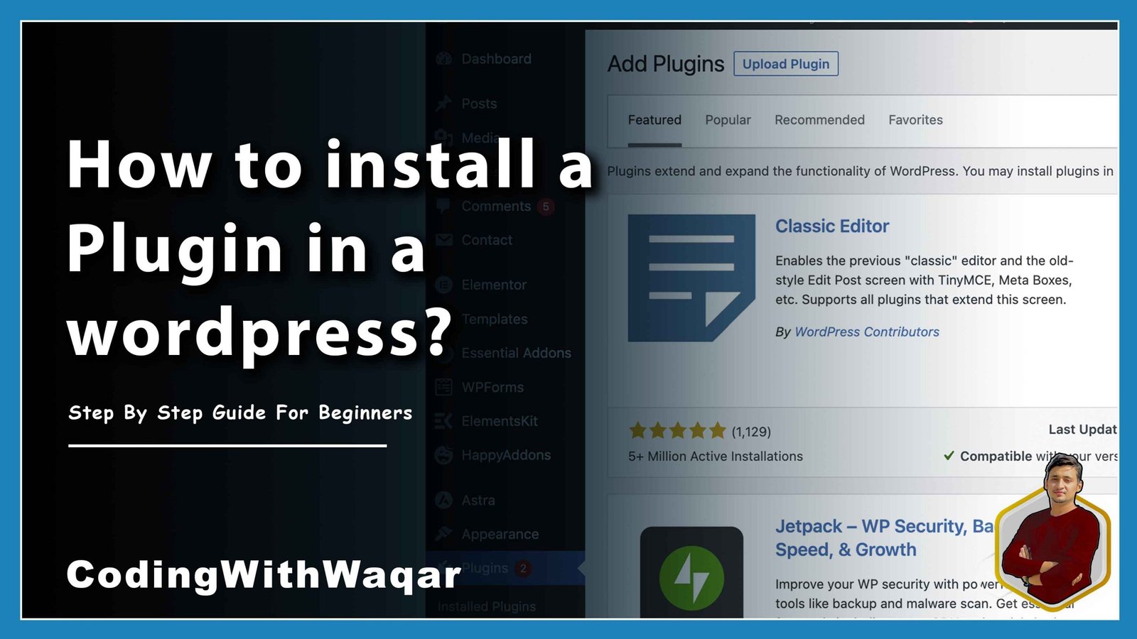 How to install a plugin in a wordpress website?